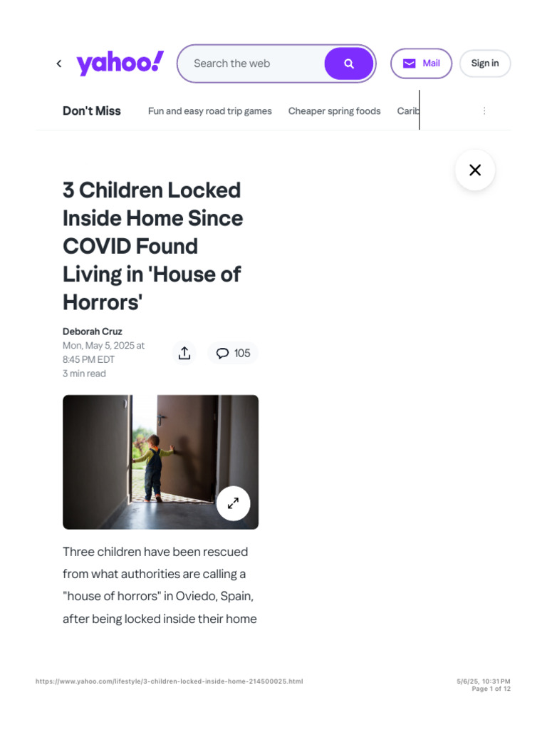 3 Children Locked Inside Home Since COVID Found Living in 'House of ...
