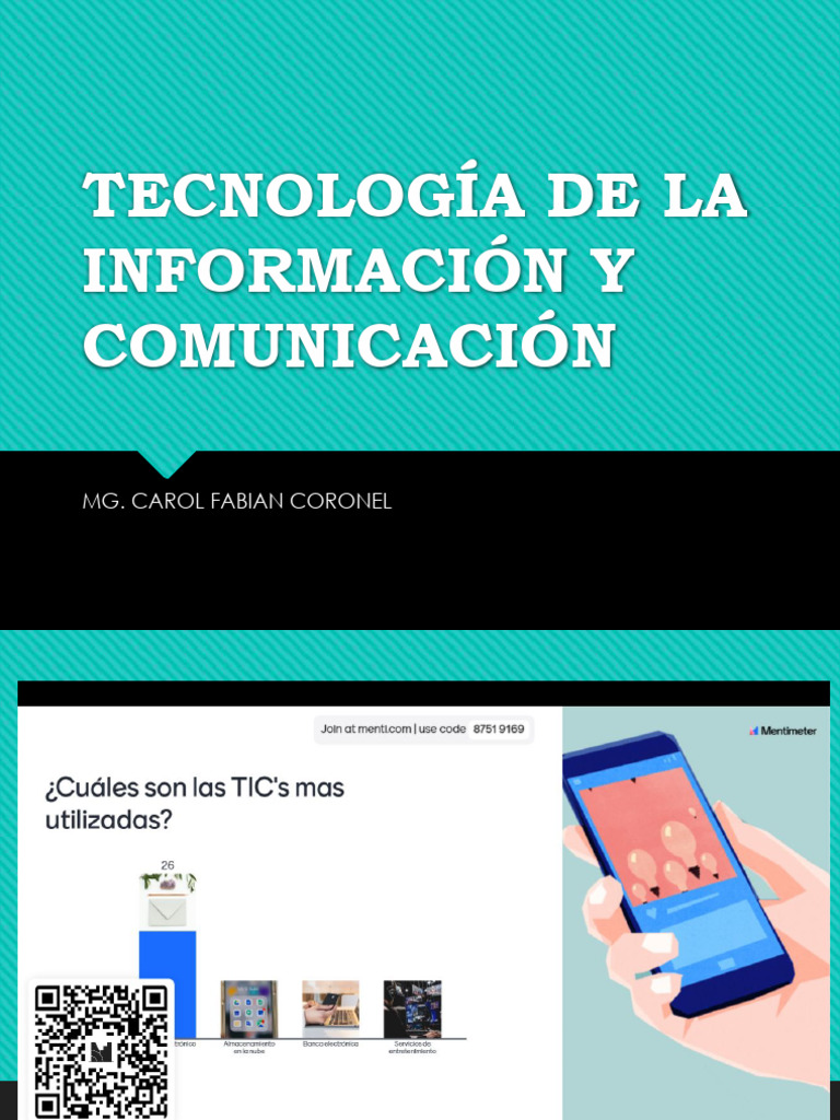 Clase 01 Tecnologia de La Informacion y Comunicacion | PDF | Hardware de la computadora ...