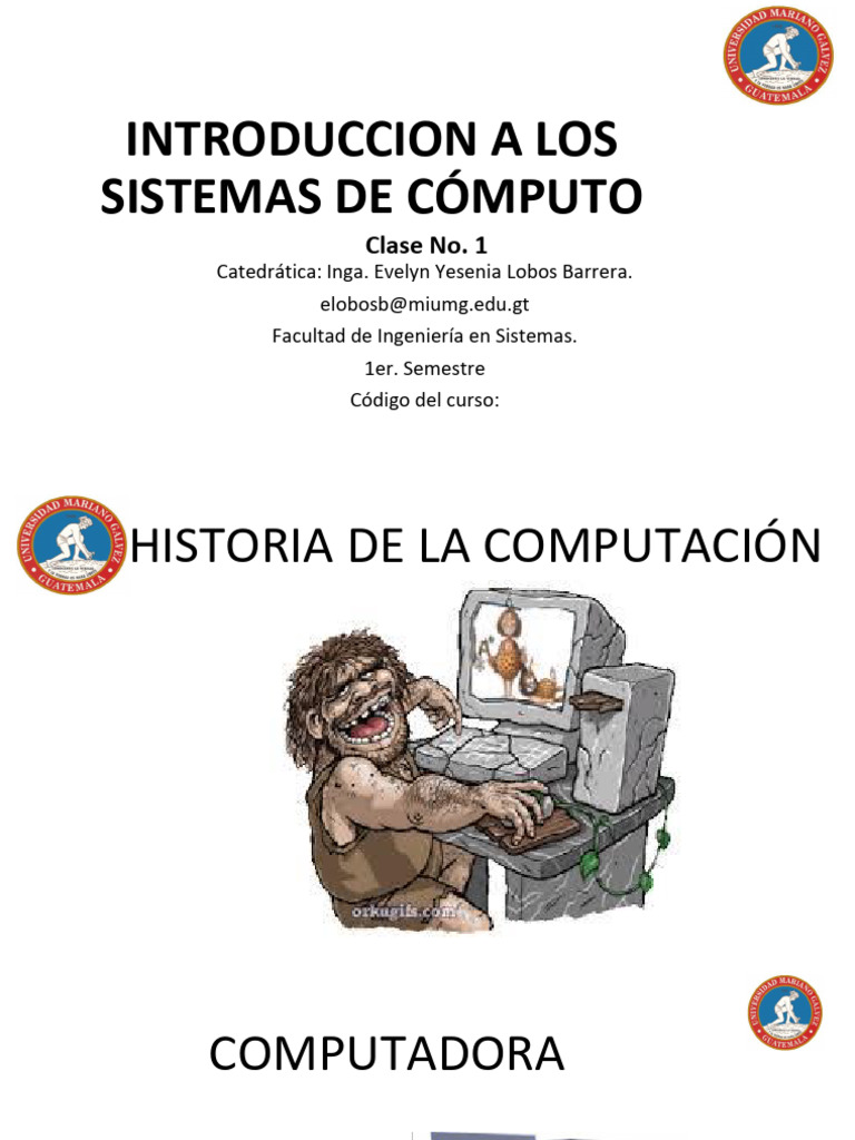 Clase No 1 Intro A La Compu 04-02-2024 | PDF | Circuito integrado | Microprocesador