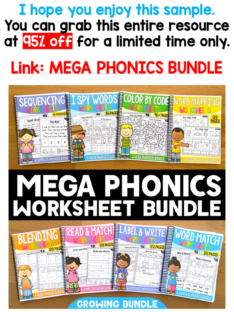 FREE Short A Worksheet Bundle 35A | PDF | Writing | Written Communication