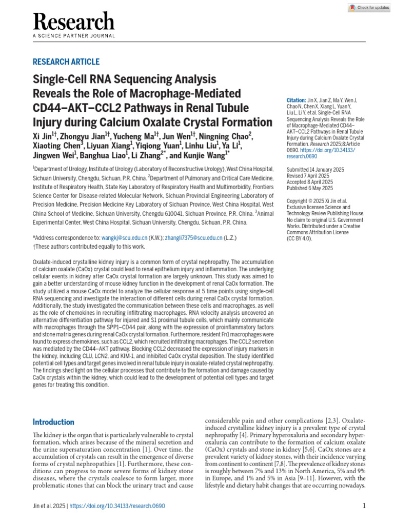 Single-Cell RNA Sequencing Analysis | PDF | Macrophage | Monocyte