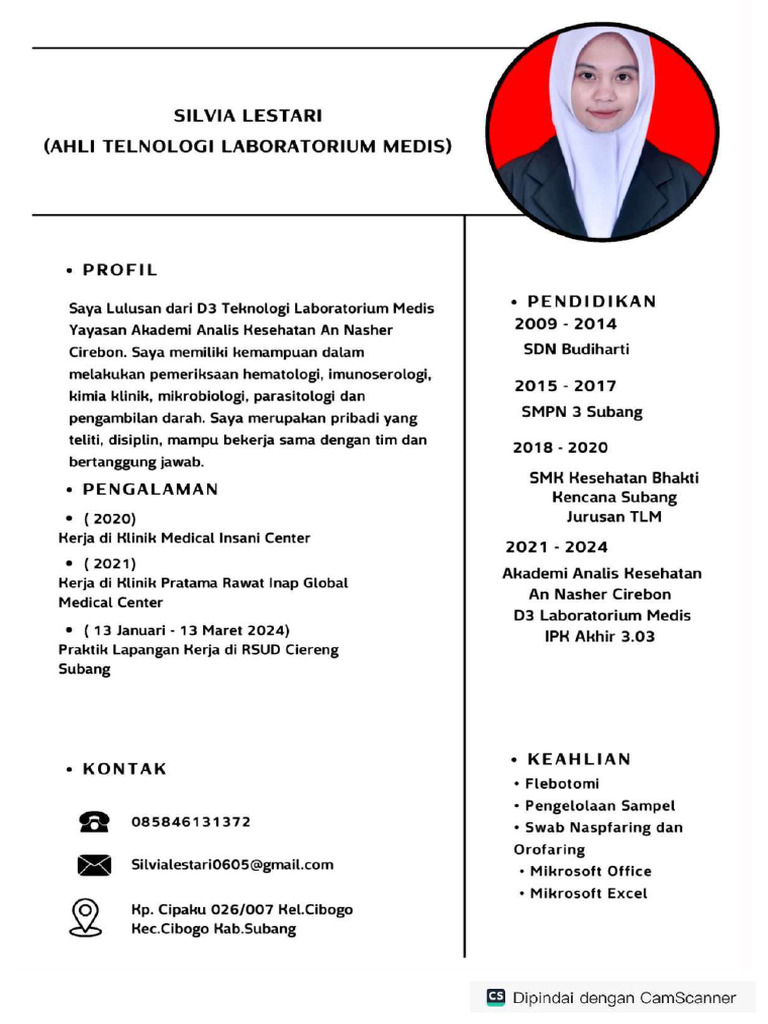 Berkas Lamaran SilviaLestari Compres3 | PDF