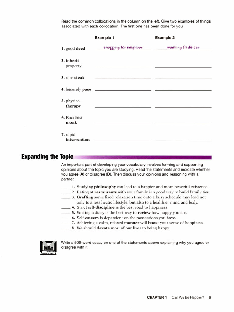 1schmitt Diane Focus On Vocabulary 1 Bridging Vocabulary-26 | PDF