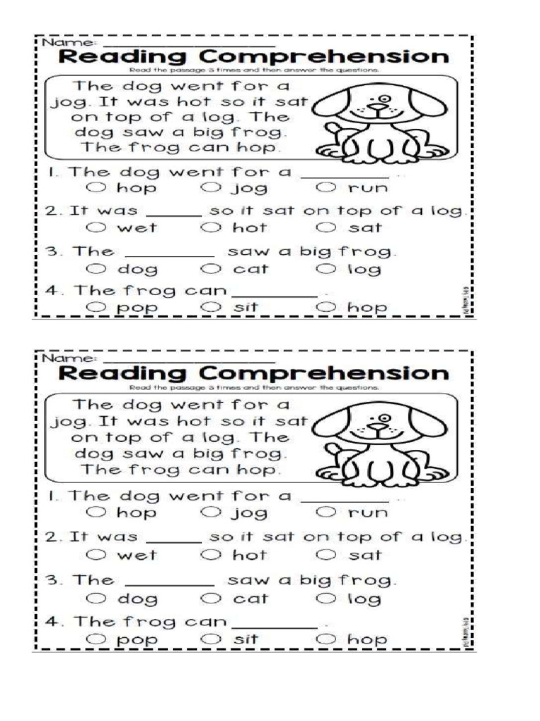 1 Reading Comprehension | PDF