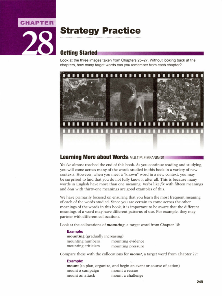 1schmitt Diane Focus On Vocabulary 1 Bridging Vocabulary-266 | PDF