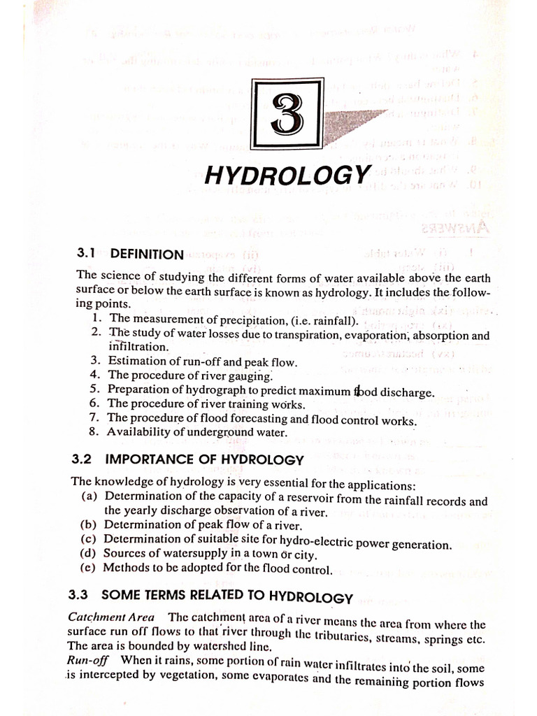 Hydrology | PDF