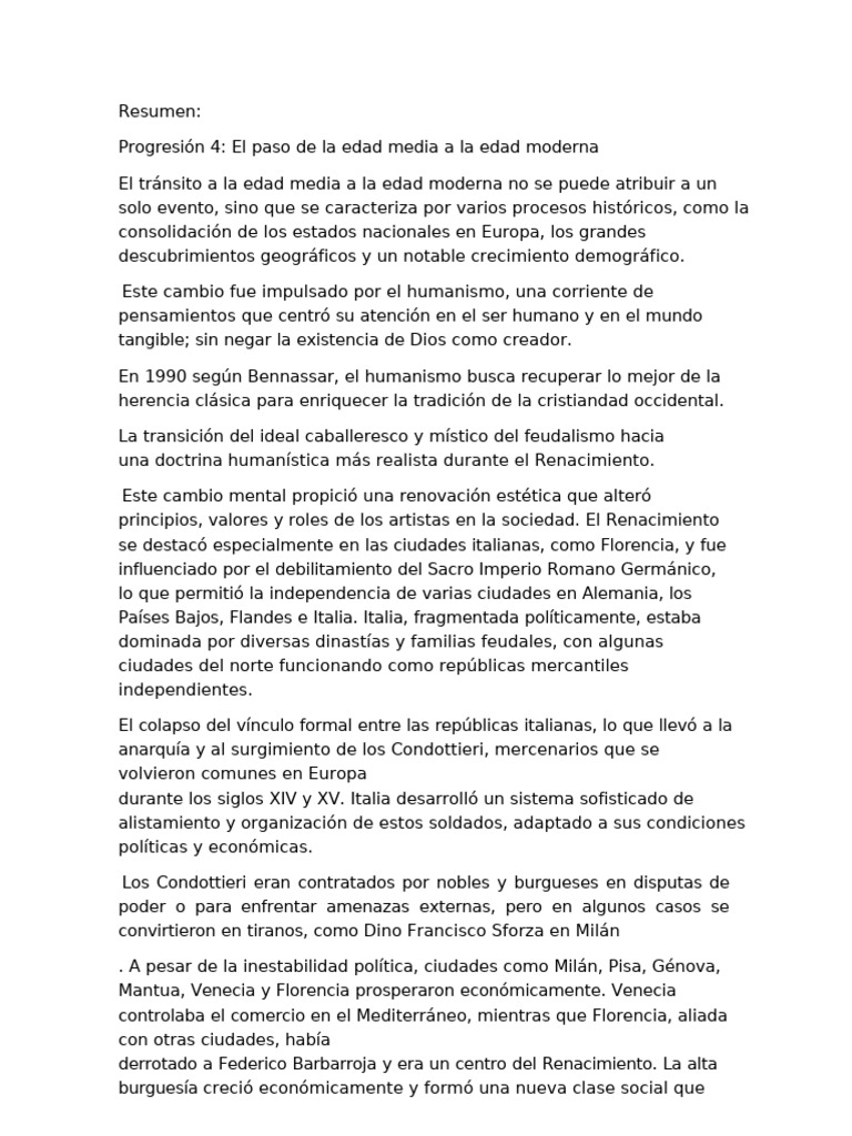 Progresion 4 | PDF | Renacimiento | Florencia