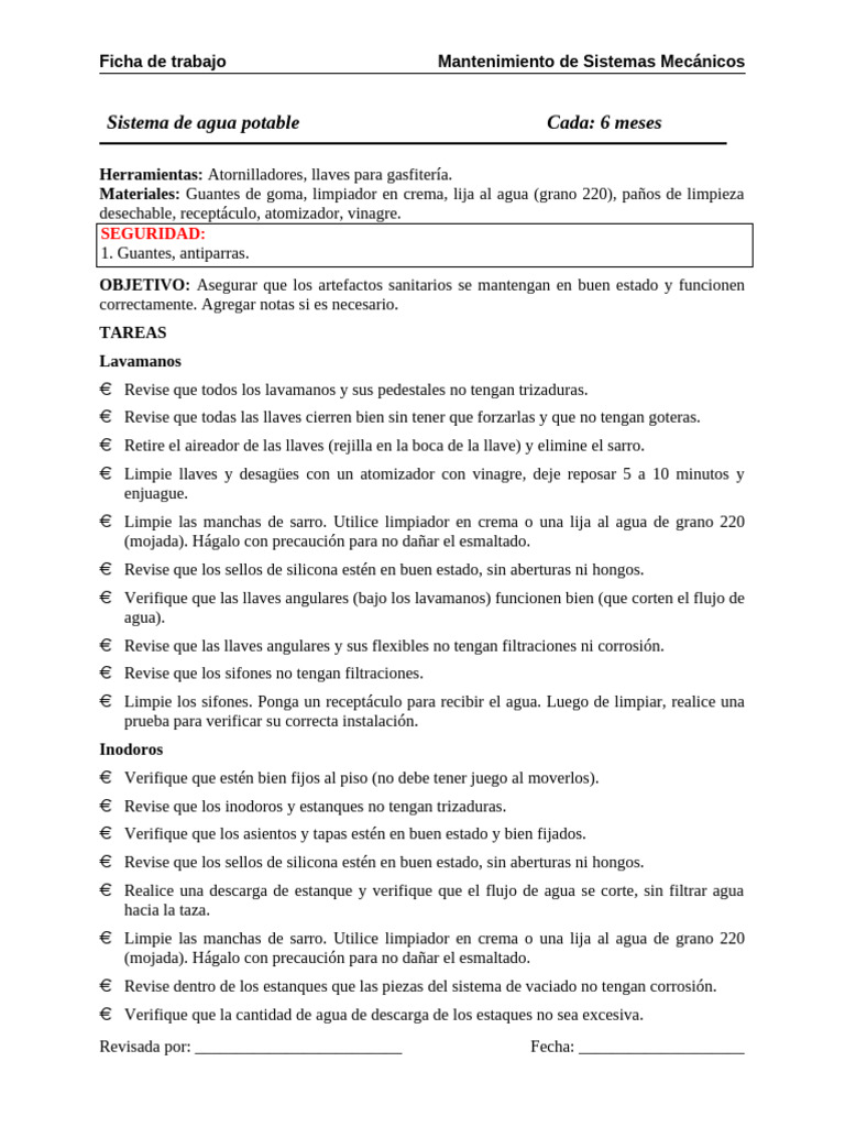 SM03 Agua Potable | PDF | Baño | Lavabo