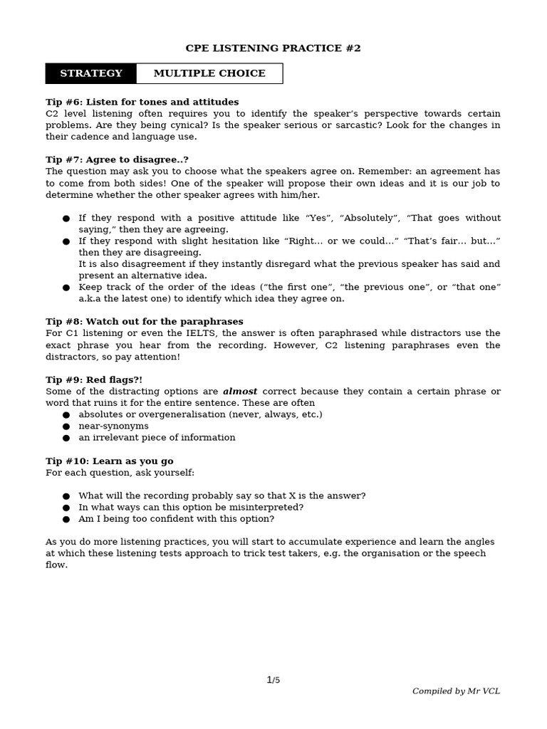 Cpe Listening 2 Pdf Science Introduced Species