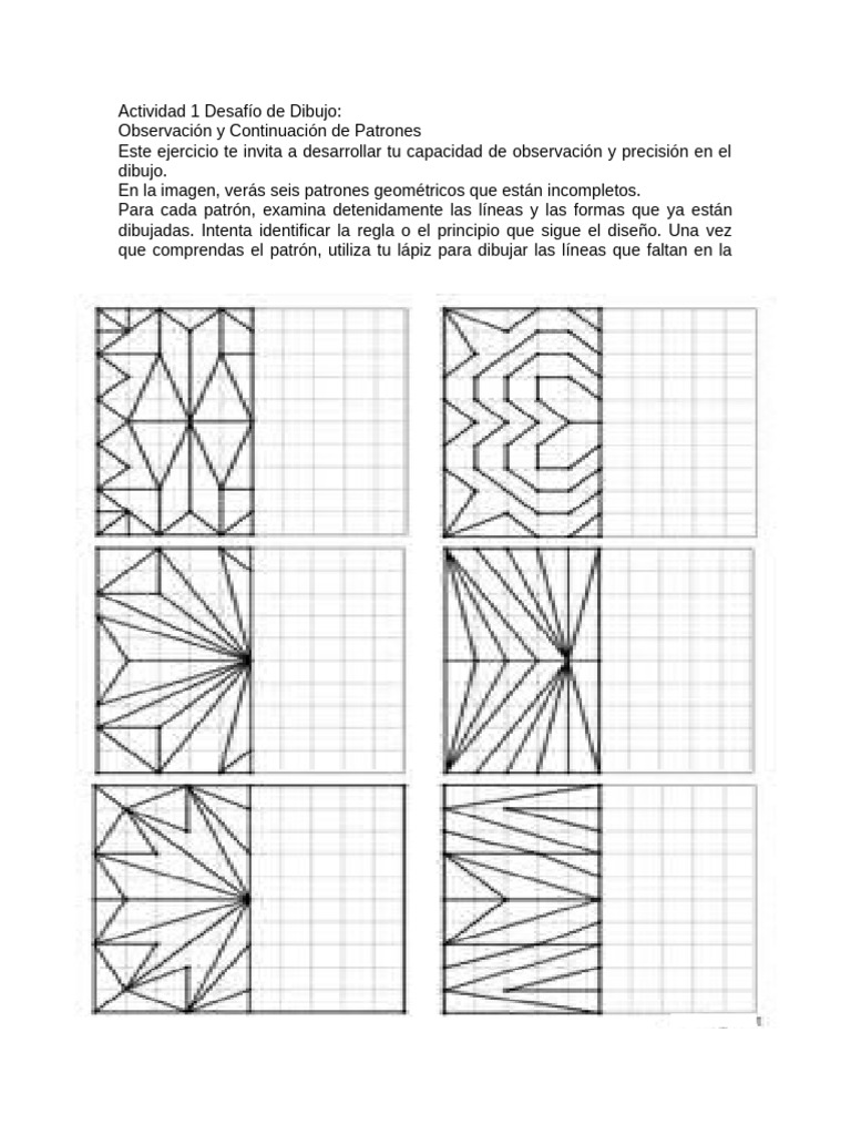 Actividad 1 Desafío de Dibujo Tercer Grado | PDF