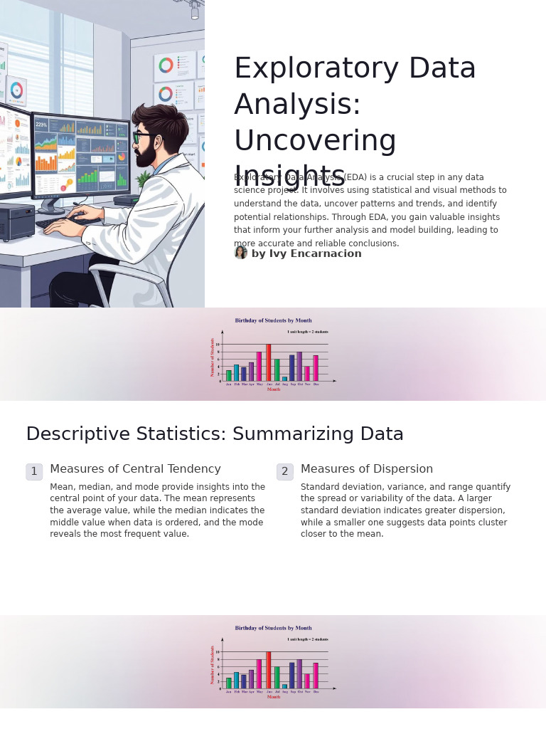 CH4 Exploratory Data Analysis | PDF | Principal Component Analysis | Statistics