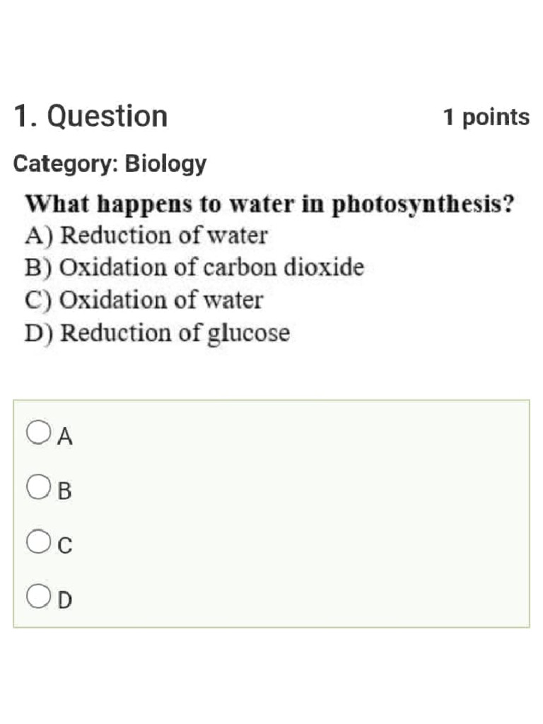 Bioenergetics Mdcat Mcqs | PDF