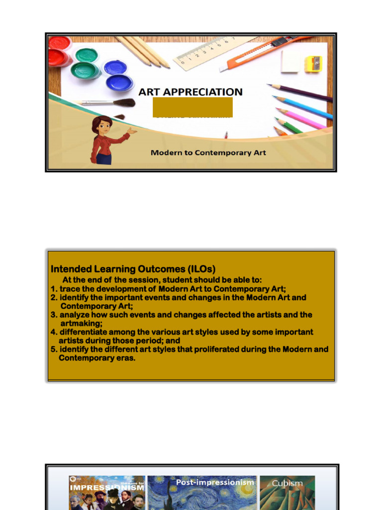 Modern To Contemporary Art | PDF