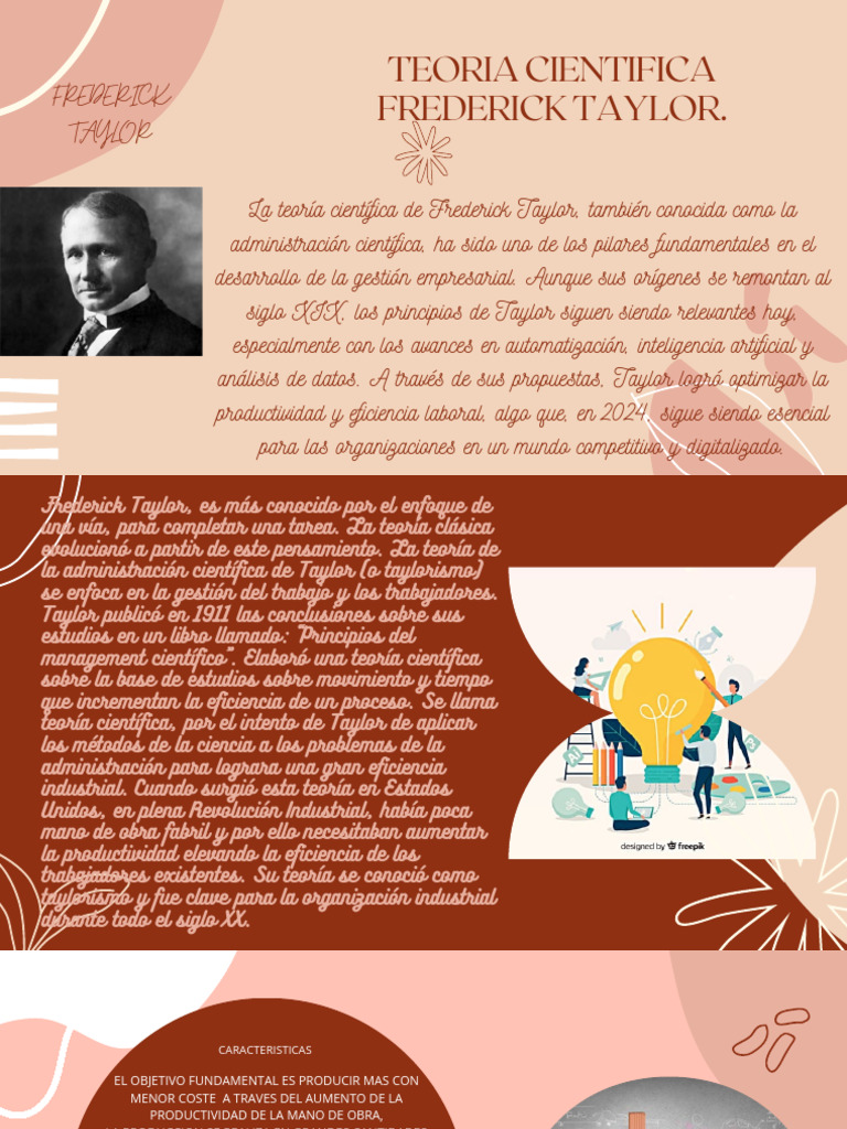 Infografia Frederick Taylor | PDF | Inteligencia artificial | Inteligencia (IA) y semántica