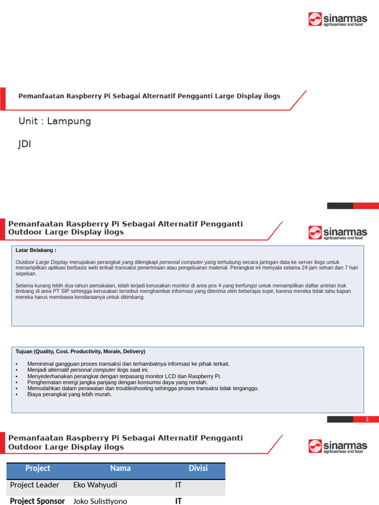 Pemanfaatan Raspberry Pi Sebagai Alternatif Pengganti Outdoor Large ...