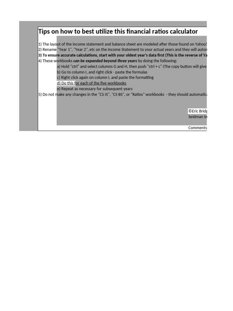 Ratio Calculator Revised-1ans | PDF | Equity (Finance) | Expense