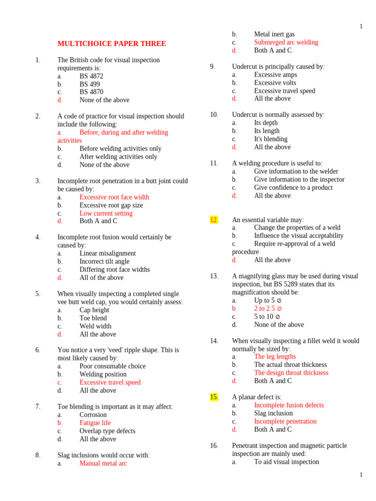 Visual Inspection Codes and Welding Defects | PDF | Welding | Construction