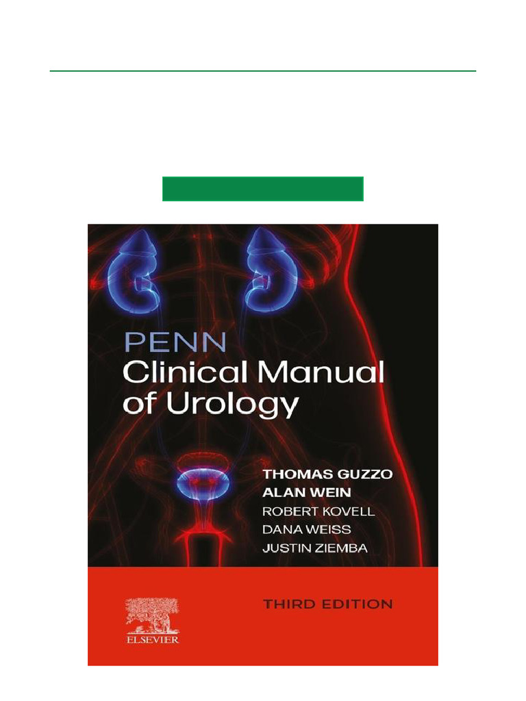 Penn Clinical Manual of Urology 3rd Ed. | PDF | Urology | Medical ...