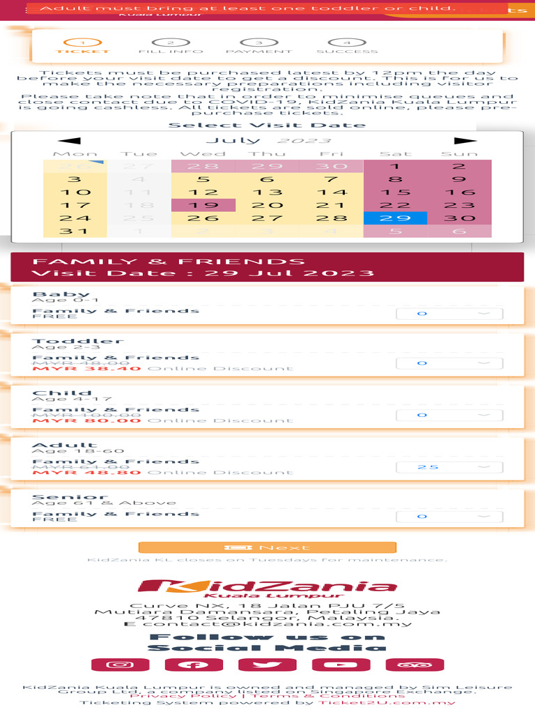 KidZania Kuala Lumpur Tickets | PDF