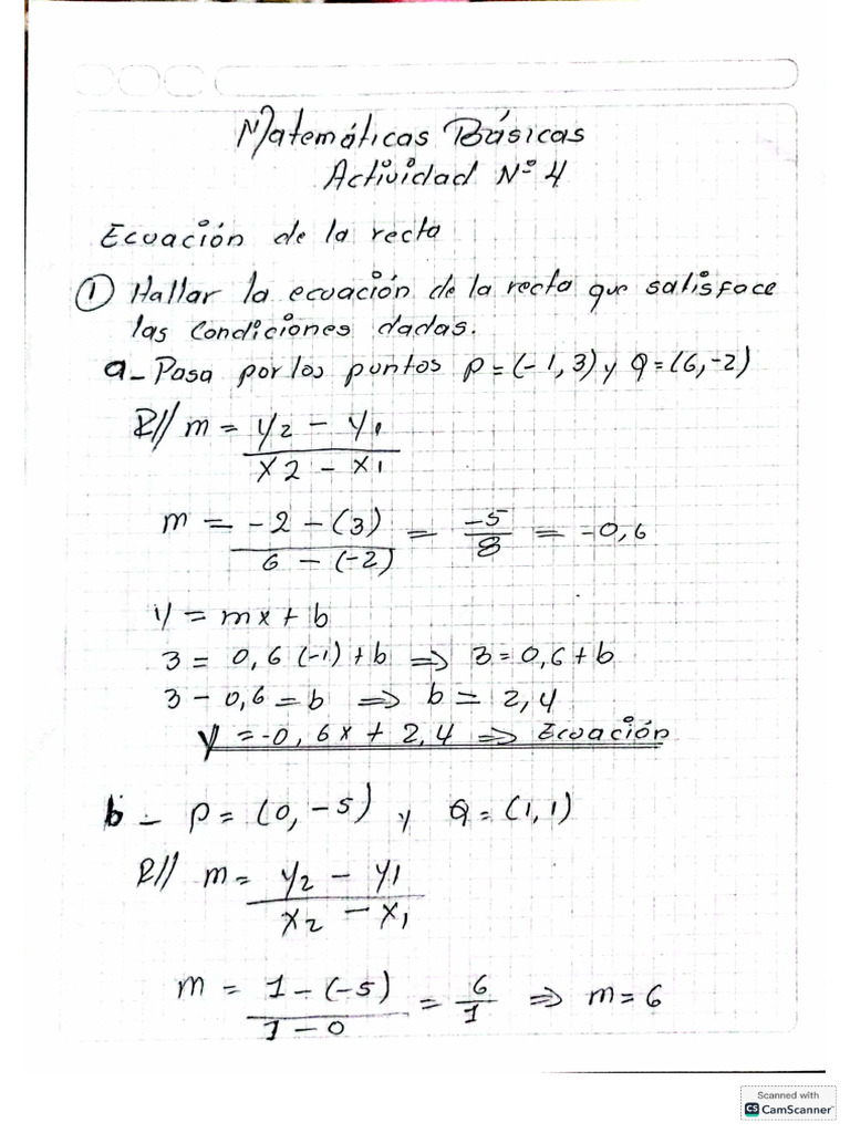 Ejercicios Matematicas Basicas | PDF