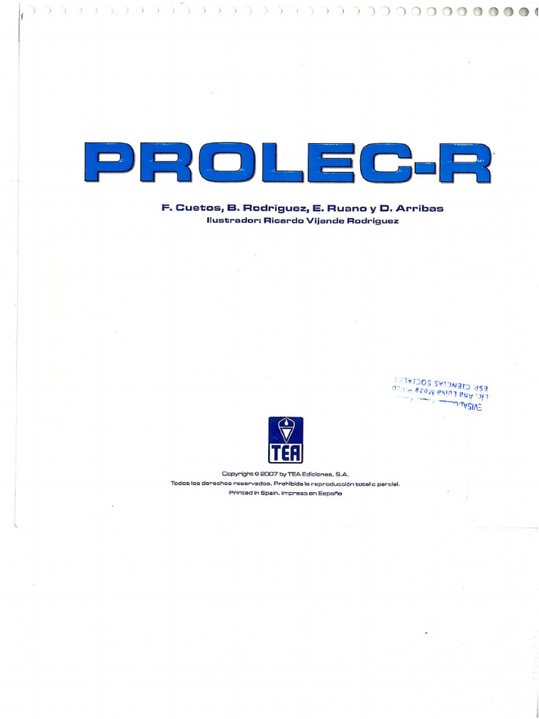Prolec - R Respuestas Evaluador | PDF