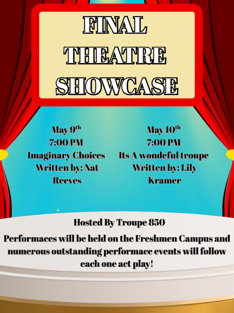Final Theatre Showcase | PDF