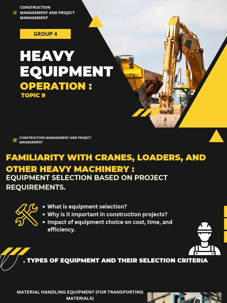 Equipment Selection in Construction Management | PDF | Concrete ...