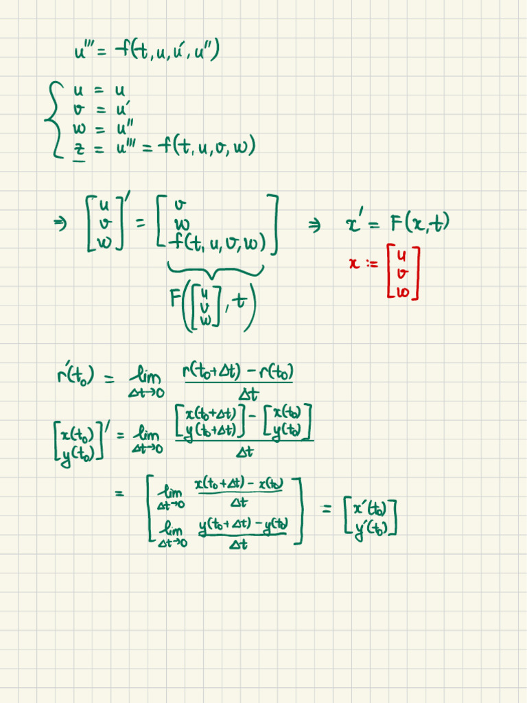Introdution To ODE ODE Models | PDF