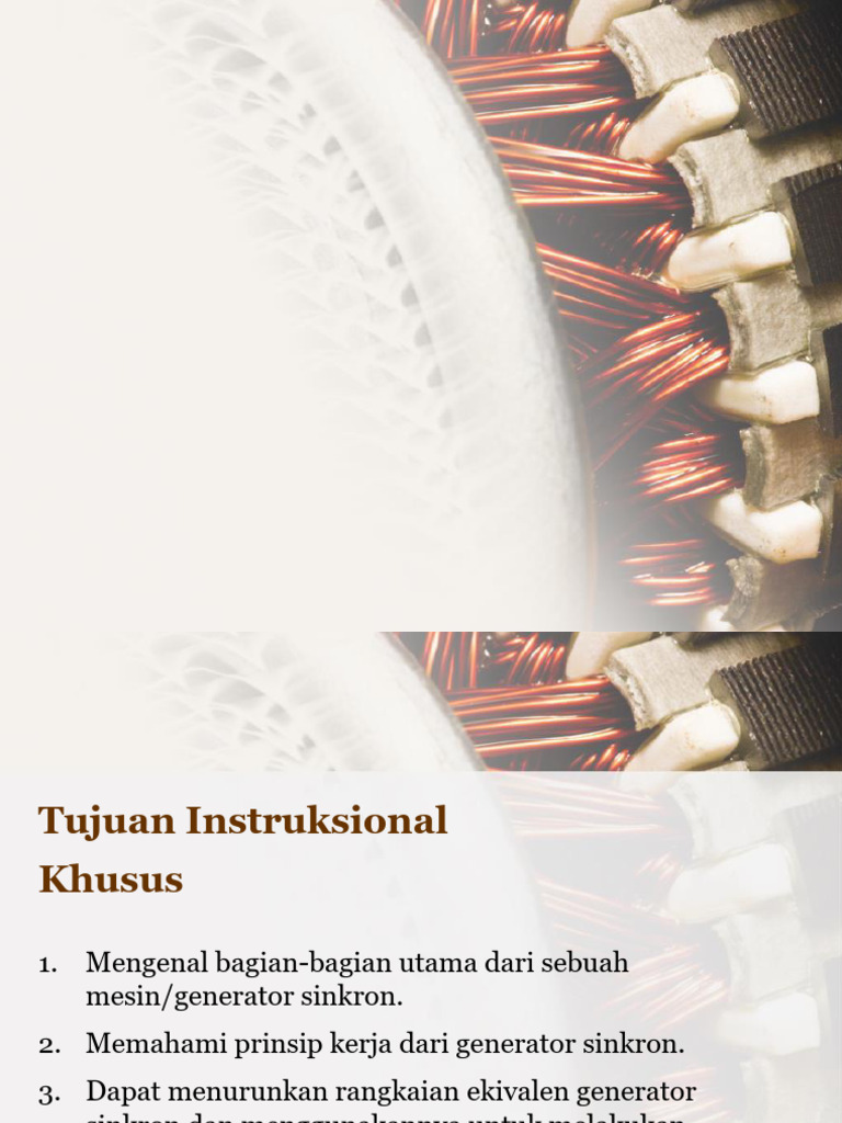 Bab IV. Dasar-Dasar Mesin Sinkron | PDF