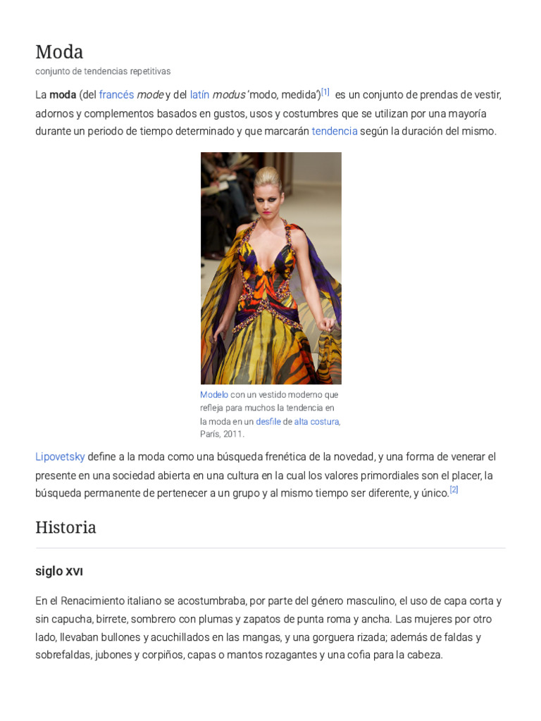 Historia: Mode Modus | PDF | Moda | Corsé
