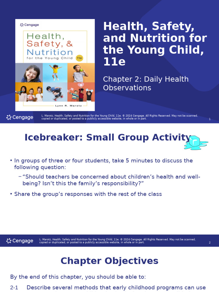 Daily Health Observations for Children | PDF | Psychological Concepts ...