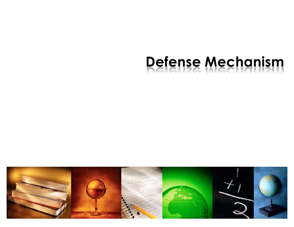 Defense Mechanism PDF Id Denial