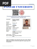 Ugexam - Puexam.in StudentAdmitCard - Aspx | PDF