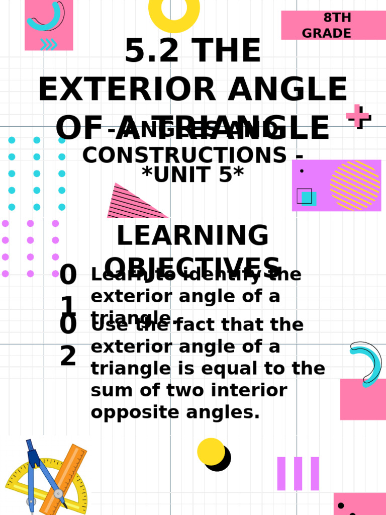 Exterior Angles of Triangles Explained | PDF