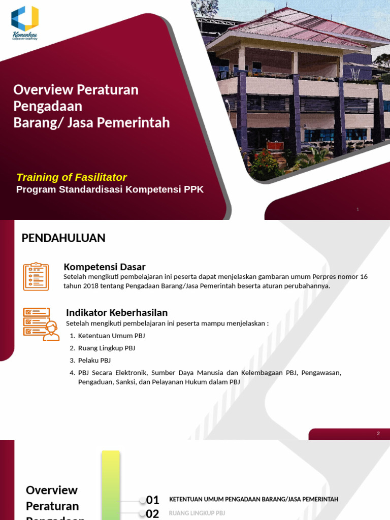 1. Slide-Overviu Perpres1618_2024_BPPK | PDF