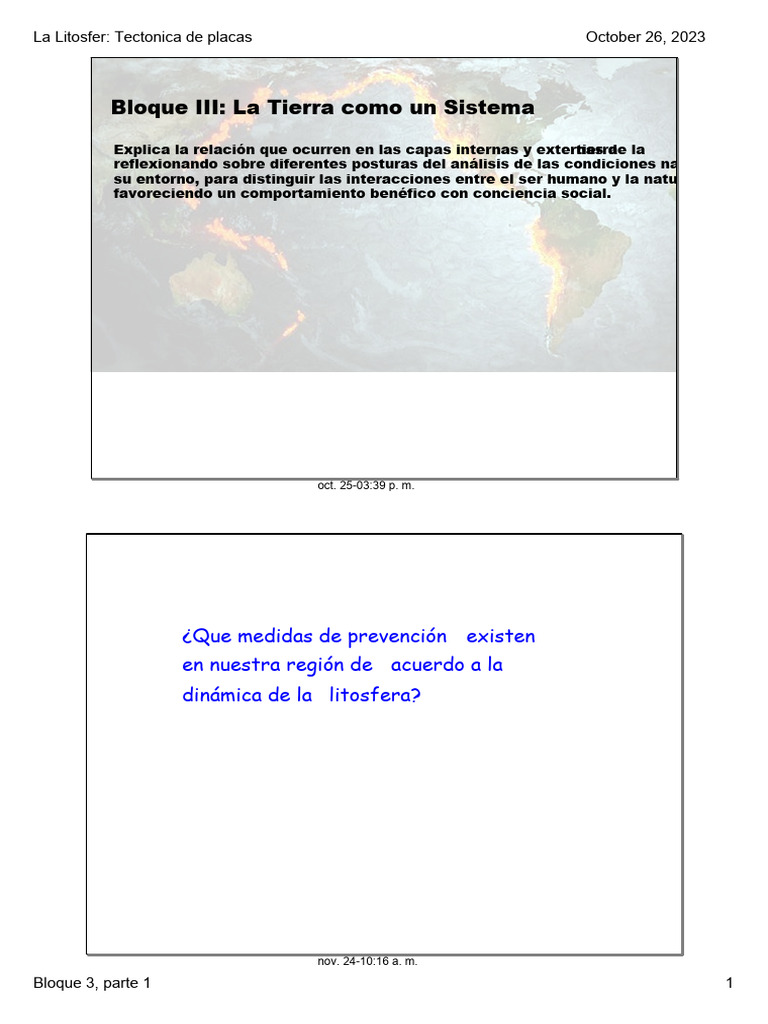 La Litosfera Tectonica de Placas | PDF | Placas tectónicas | Tierra