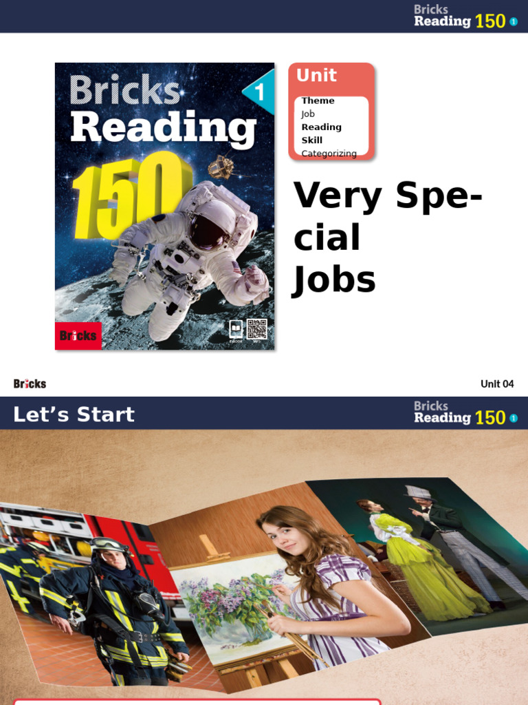 Bricks Reading 150 - L1 - SB - PPT - Unit 04 | PDF | Animals And Humans