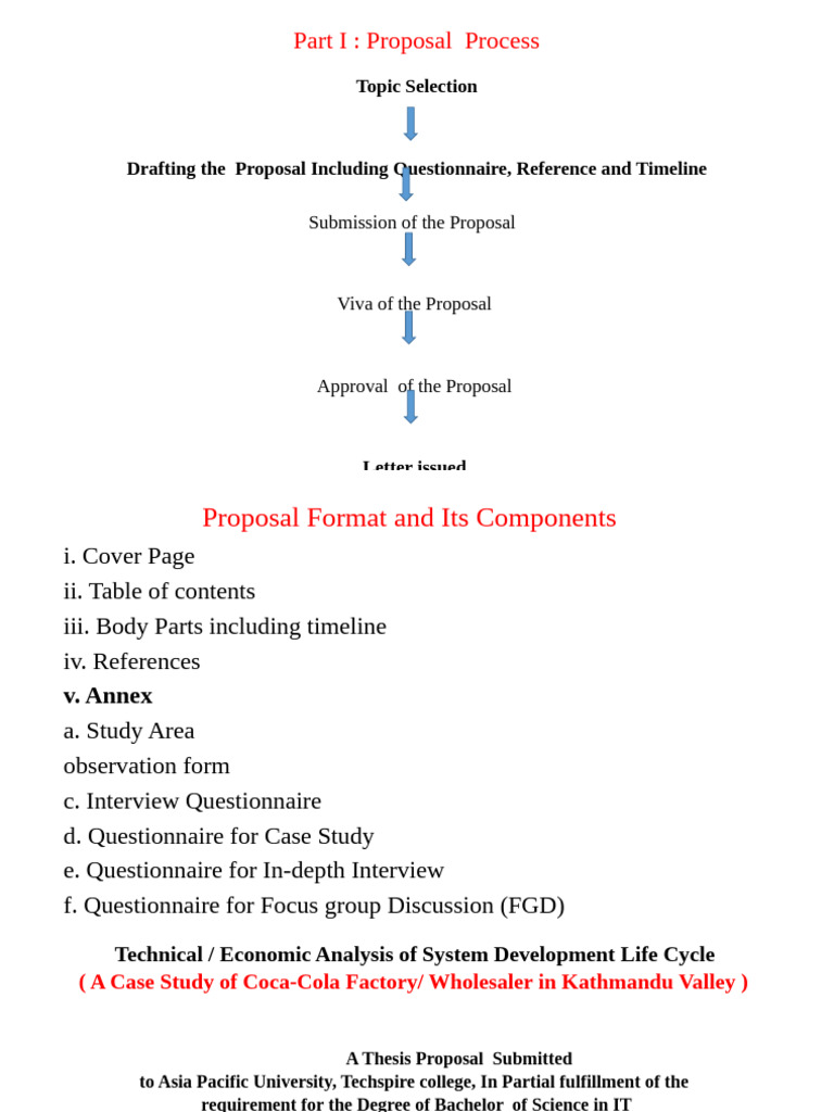 Proposal and Report Format | PDF | Methodology | Focus Group