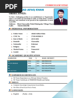 Sharda's Teaching Resume Summary | PDF