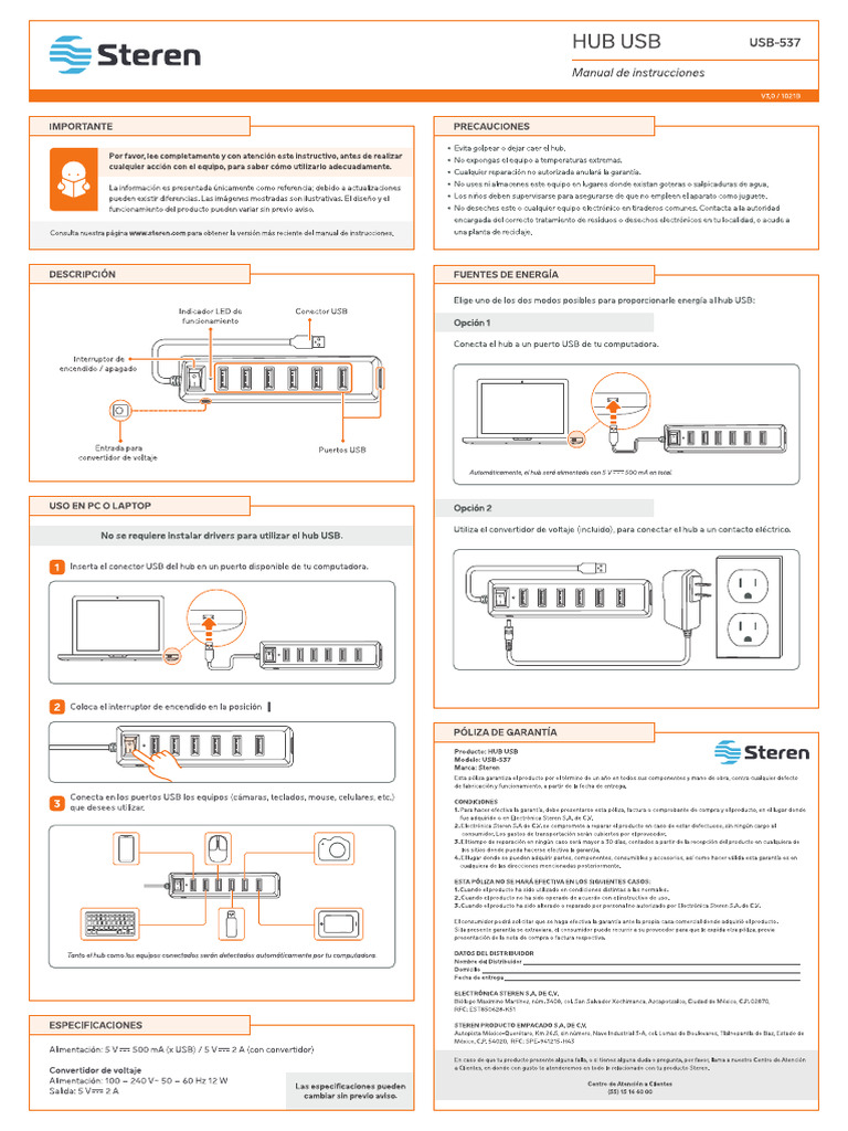 USB 537 Instr | PDF