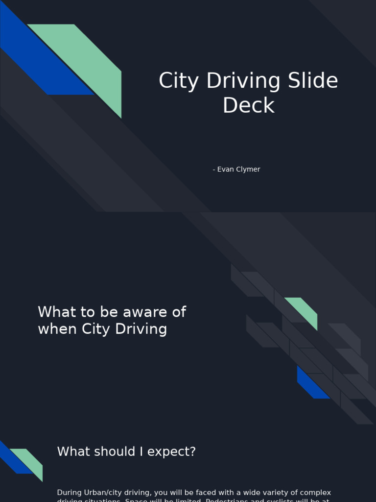 Essential Tips for City Driving | PDF