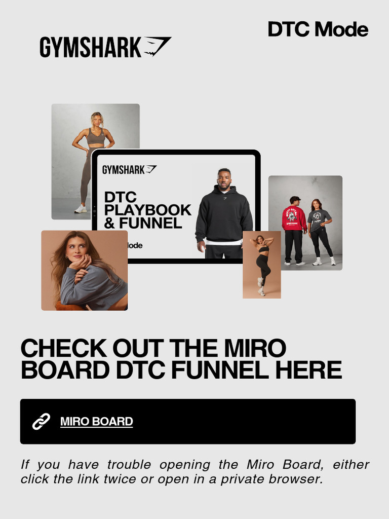 Funnel Miro - Gymshark | PDF