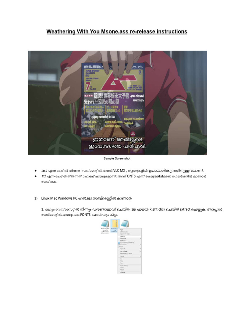 WWY Msone Read Me | PDF