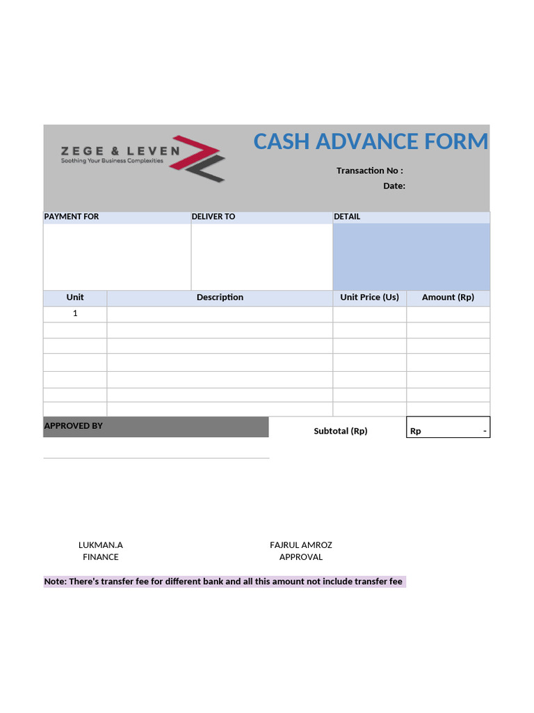 Cash Advance | PDF