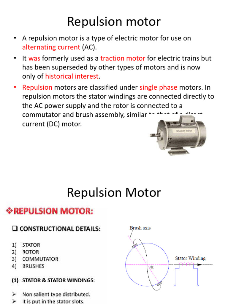 Chapter 2 Repulsion Motor | PDF | Electric Motor | Electromagnetism