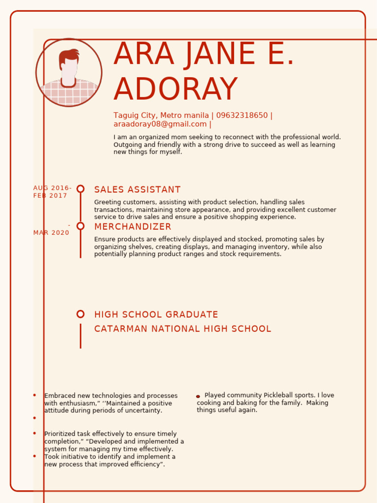 Ara Jane Resume | PDF