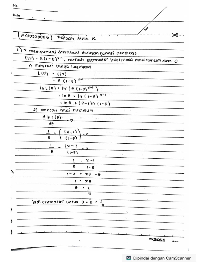 A410220006 - Faizah Aulia Khamzah - Statmat | PDF
