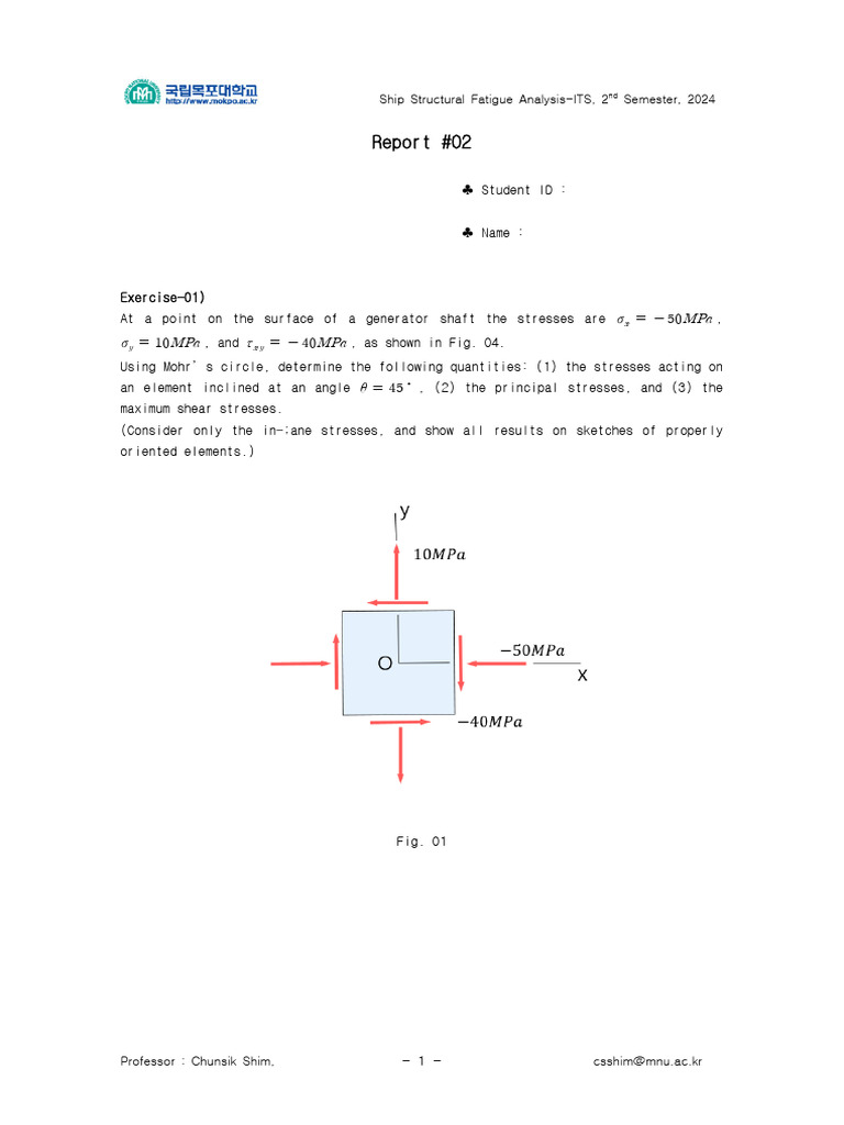 Report-02-2024-Ship Structural Fatigue Analysis-ITS | PDF | Stress ...