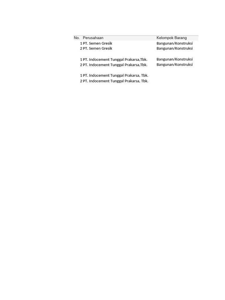 Cek TKDN Semen | PDF