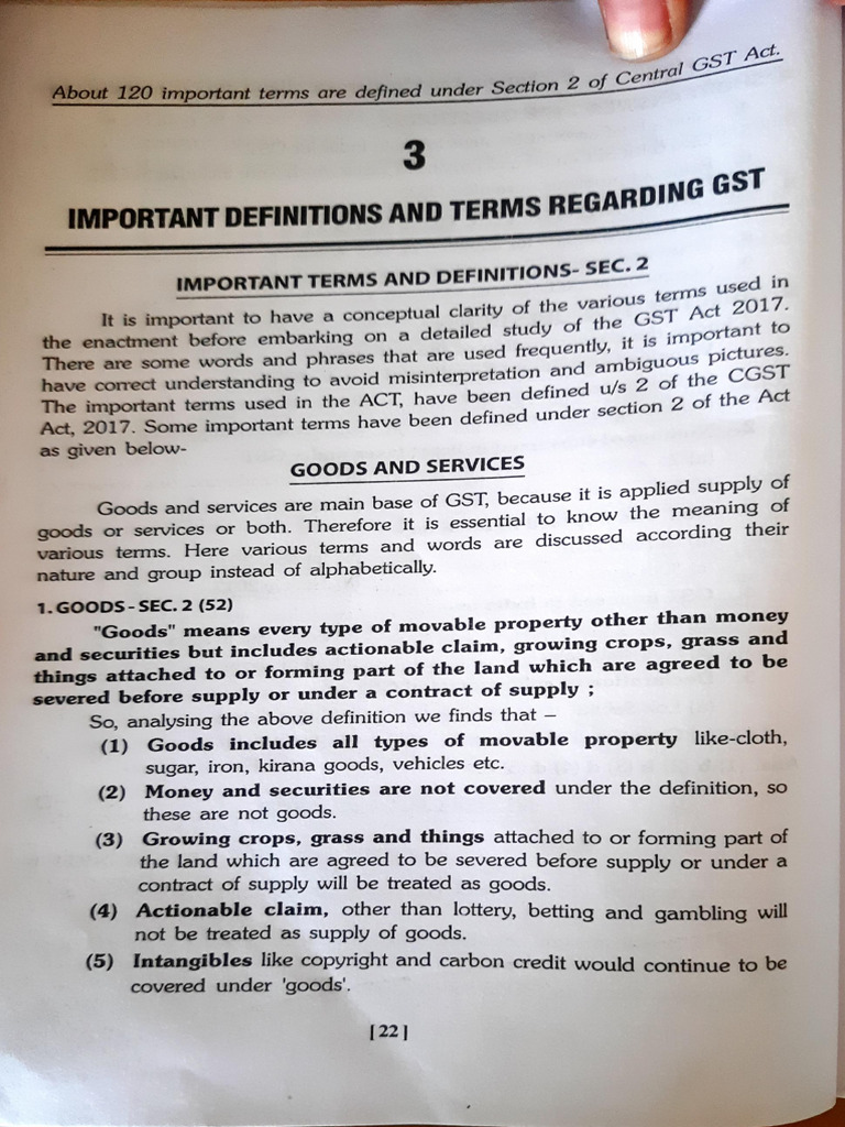 Important Trems of GST 2 | PDF